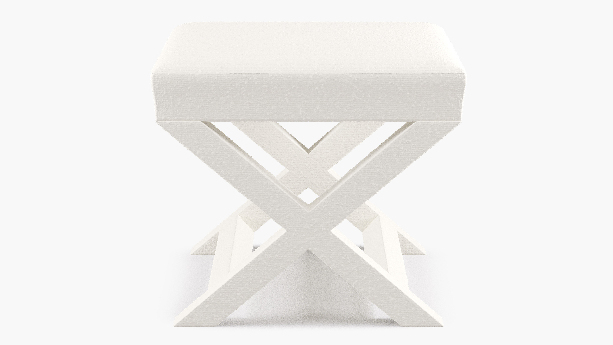 X base stool upholstered store